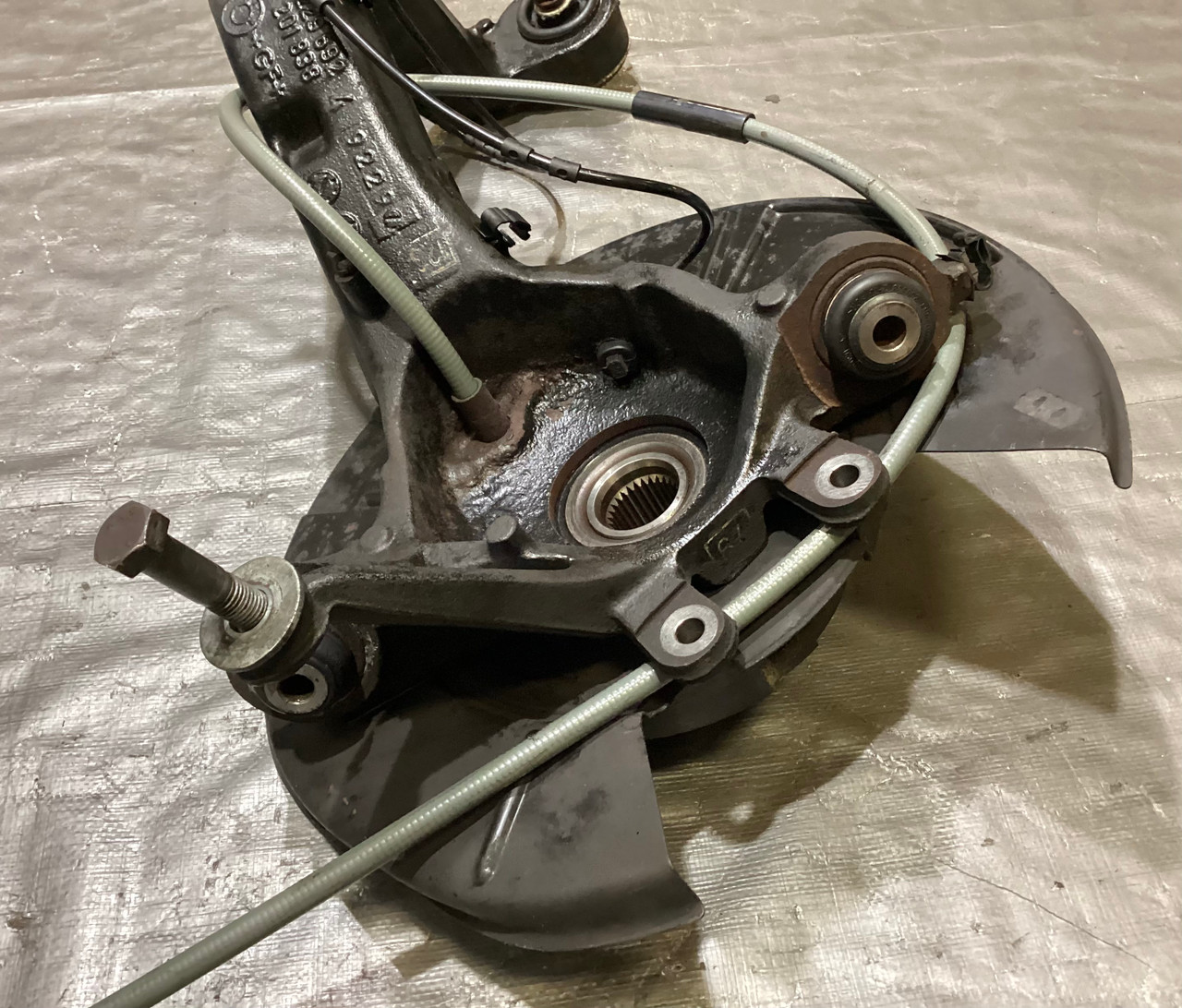 2001-2006 E46 BMW M3 Passenger Rear Trailing Arm w/ Hub Assembly ...