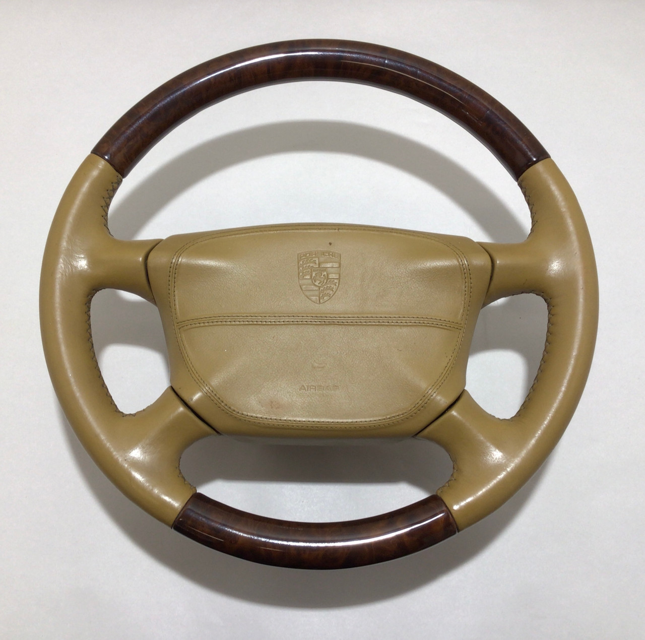 1997-2004 Porsche 986 Boxster / 996 911 4 Spoke Savanna Beige Leather ...