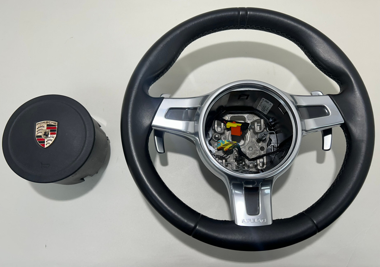 2009-2012 Porsche 997 911 / 987 Boxster Cayman Black Leather Sport ...