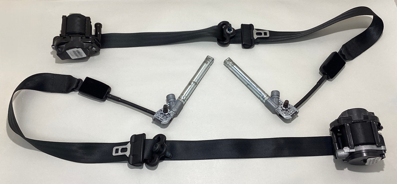 2012-2017 Fiat 500 Abarth Driver & Passenger Front Seat Belts w ...