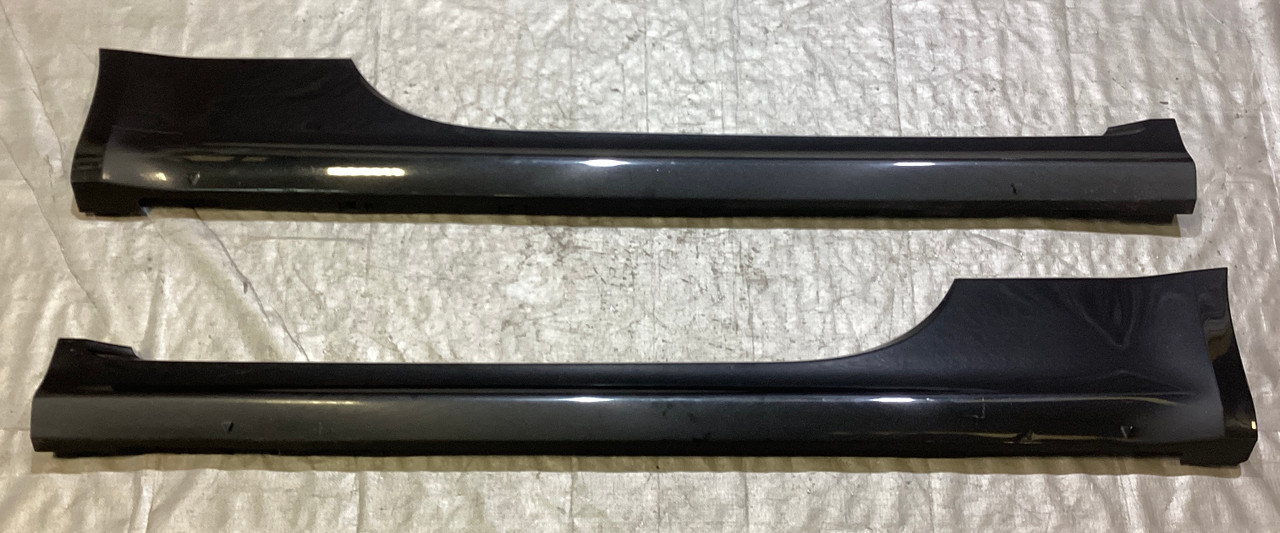 2012-2017 Fiat 500 Abarth OEM Side Skirt Rocker Panels / Pair *DAMAGE ...