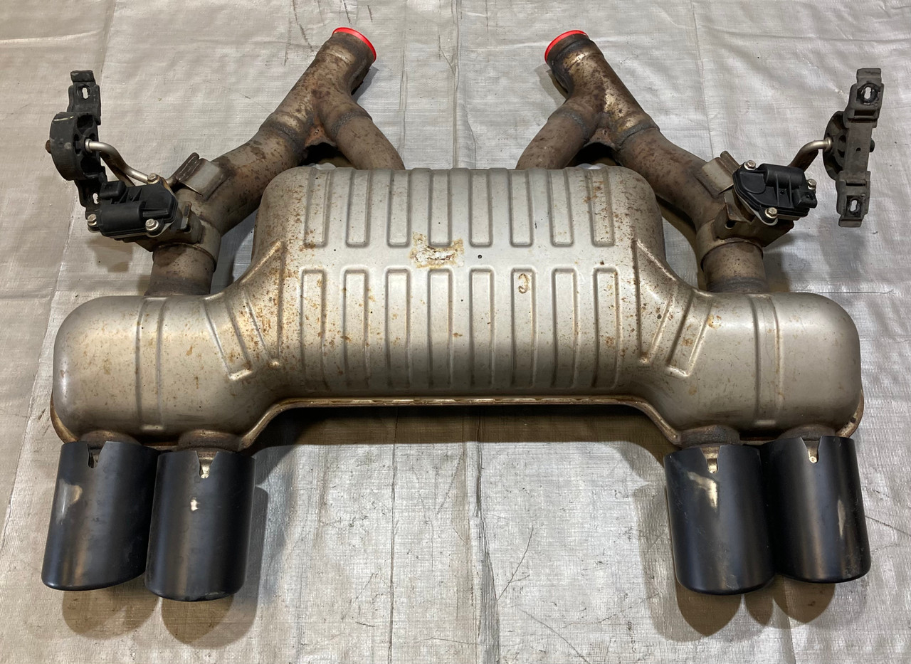 2015-2020 F80 F82 BMW M3 M4 OEM Valved Exhaust Muffler w/ Tips / F8M04 ...