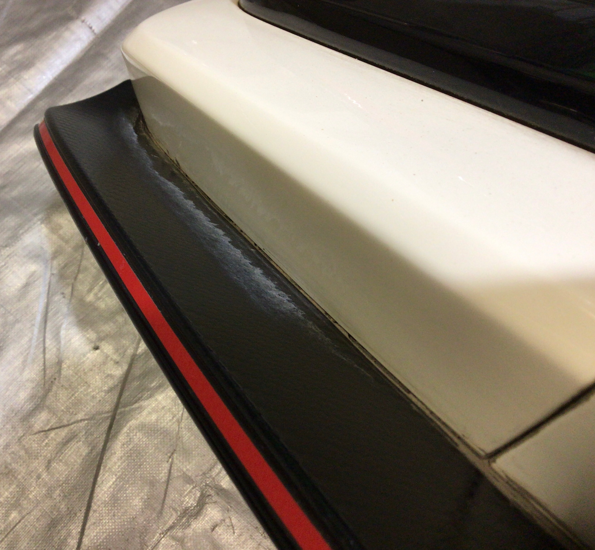 *DAMAGED* 2017-2019 Honda Civic Type R FK8 Rear Bumper Cover w/ Trim ...