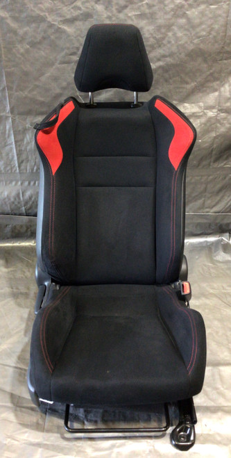 2013-2016 Scion FR-S FRS / Subaru BRZ Seats Black Cloth w/ Red Inserts ...