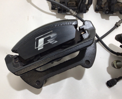 2015-2019 Volkswagen MK7 Golf R OEM Brake Calipers / Black / Set of 4 ...