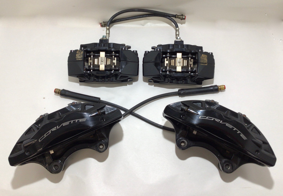 2014-2019 Chevrolet C7 Corvette Z51 Brembo Brake Calipers / Black / Set ...