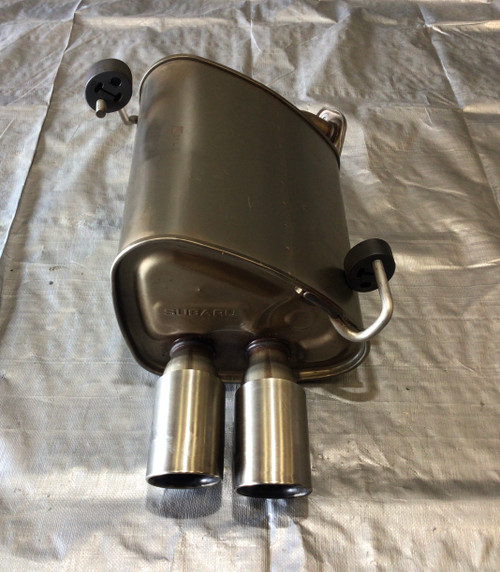 2018 2020 Subaru WRX STI Driver Side Exhaust Muffler w Tips OEM 48k SS002 Redline Auto Parts