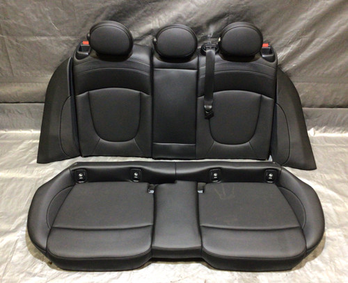 2016-2019 Mini Cooper F54 Clubman Rear Seat Set / Black Leatherette ...