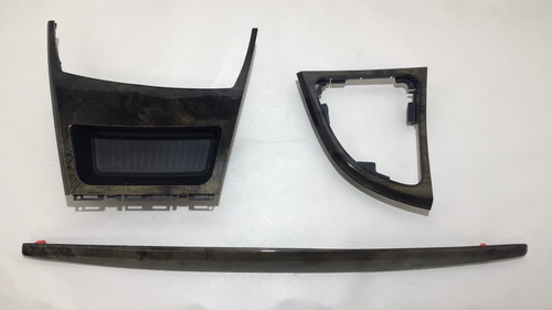 2008-2013 BMW 128i 135i Interior Center Console Dash Trim / Poplar Wood ...