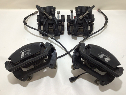2015-2019 Volkswagen MK7 Golf R OEM Brake Calipers / Black / Set of 4 ...