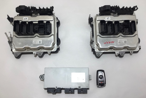 2013 F13 BMW M6 S63 Engine Control Module ECU DME Set w/ CAS3 / Key Fob ...