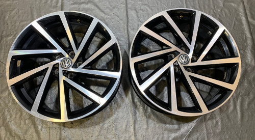 *DAMAGED* 2018-2019 Volkswagen MK7 Golf R 19x8" Englishtown Wheels Rims ...
