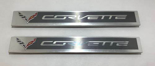 2014-2019 Chevrolet C7 Corvette Stingray Aluminum Door Sill Trims ...