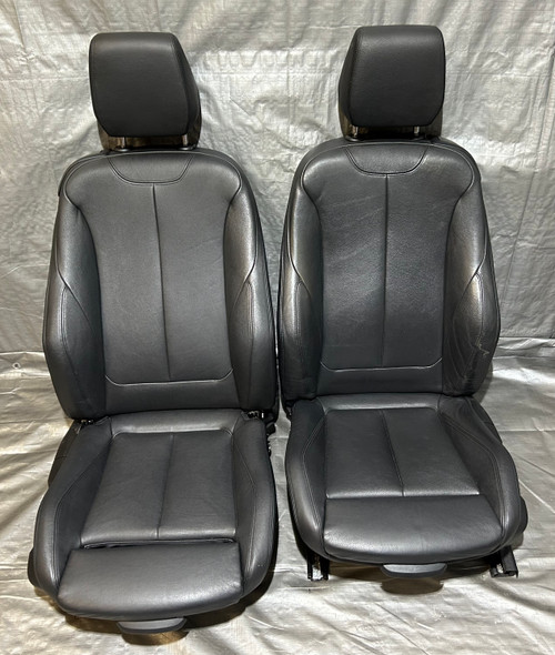 2014-2020 F22 BMW 2 Series Coupe Front Sports Seats / Dakota Black ...