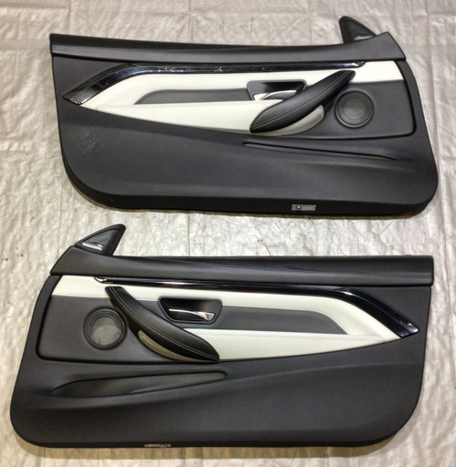 2015-2019 F82 F83 BMW M4 Interior Door Panels / Pair / Silverstone ...