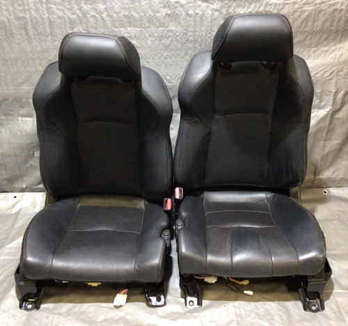2007-2008 Nissan 350Z Convertible Front Seats / Black Leather / Pair ...