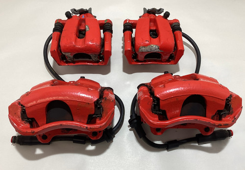 2012-2017 Fiat 500 Abarth OEM Brake Calipers / Set of 4 / Red / F5018 ...