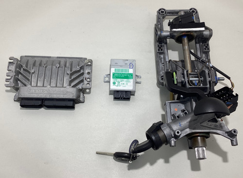 2005 Mini Cooper S R52 Convertible ECU w/ Ignition Switch Key ...