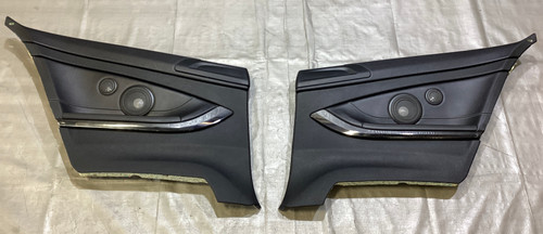 2015-2020 F82 BMW M4 Coupe Rear Interior Quarter Panels / Black Merino ...