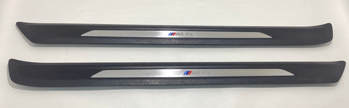 2015-2020 F82 BMW M4 Coupe OEM Interior Door Sill Trims / Pair / F8M05 ...