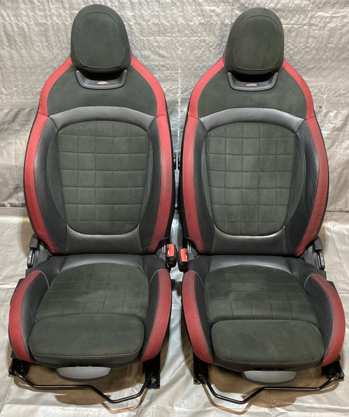 2016-2022 Mini Cooper F55 F56 Hatchback JCW Recaro Alcantara Front ...