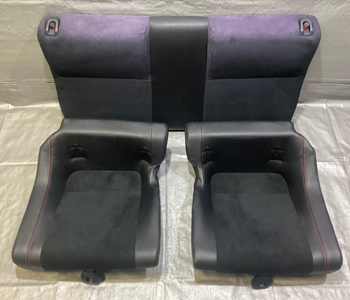 2013-2016 Scion FRS / Subaru BRZ Rear Seat Set / Black Cloth w/ Red ...