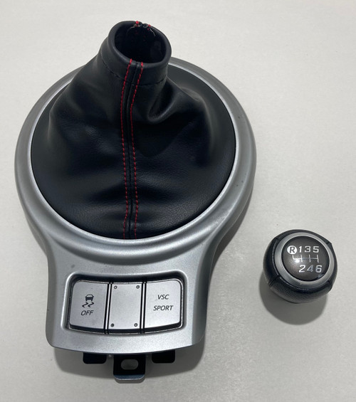 2013-2016 Scion FRS / Subaru BRZ Manual Shift Knob w/ Boot Trim / Red ...