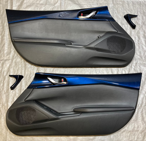 2019-2024 Mazda Mx5 Miata Interior Door Panels w/ Trim / Deep Crystal ...