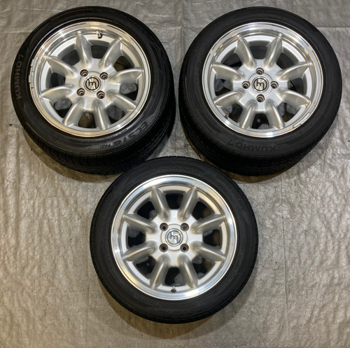 1990-2005 Mazda Miata 15x7" Chaparral Wheels Rims w/ Tires / Set of 3 ...
