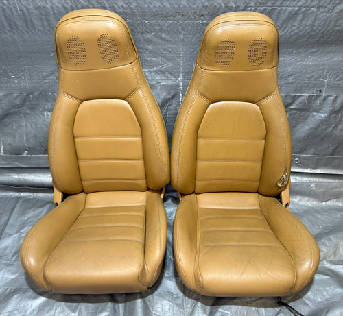 1990-1993 Mazda Miata OEM Tan Leather Seats / Pair / NA105 - Redline ...