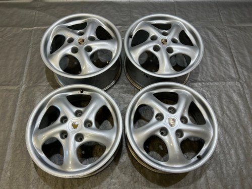 1997-2001 Porsche 986 Boxster S 17" Twist Look Wheels Rims / Set of 4 ...