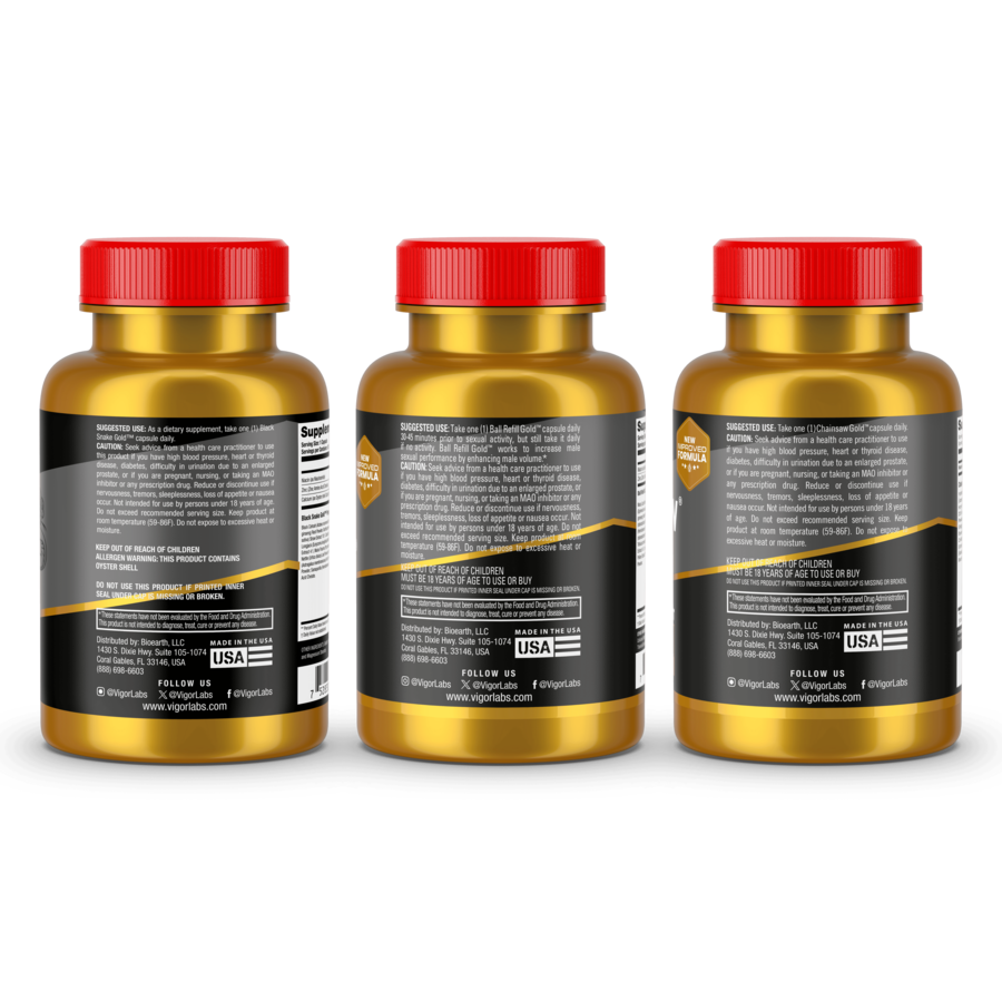 Limited Edition Gold Stack by Vigor Labs