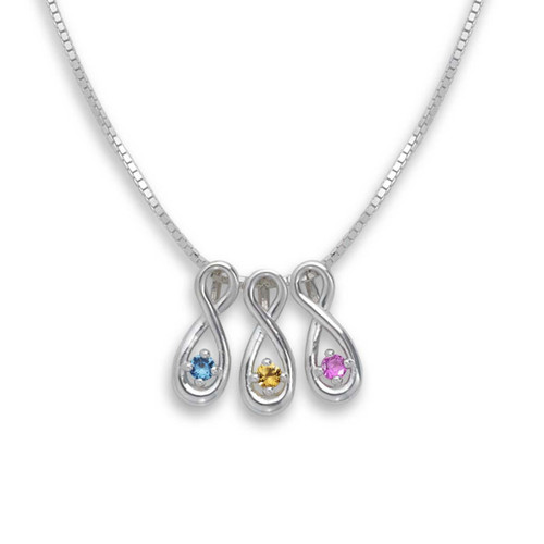 Infinity family necklace store