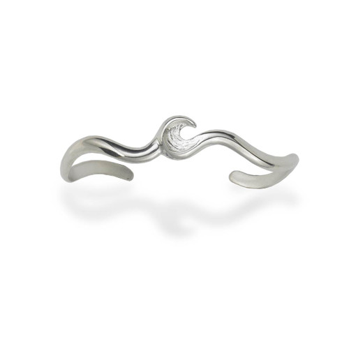 Sterling Silver Perfect Wave Cuff