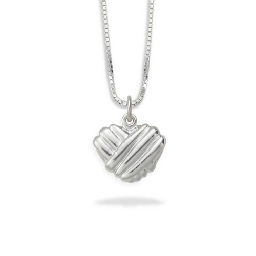 Sterling Silver Wrapped Around My Heart Pendant - J.H. Breakell and Co.