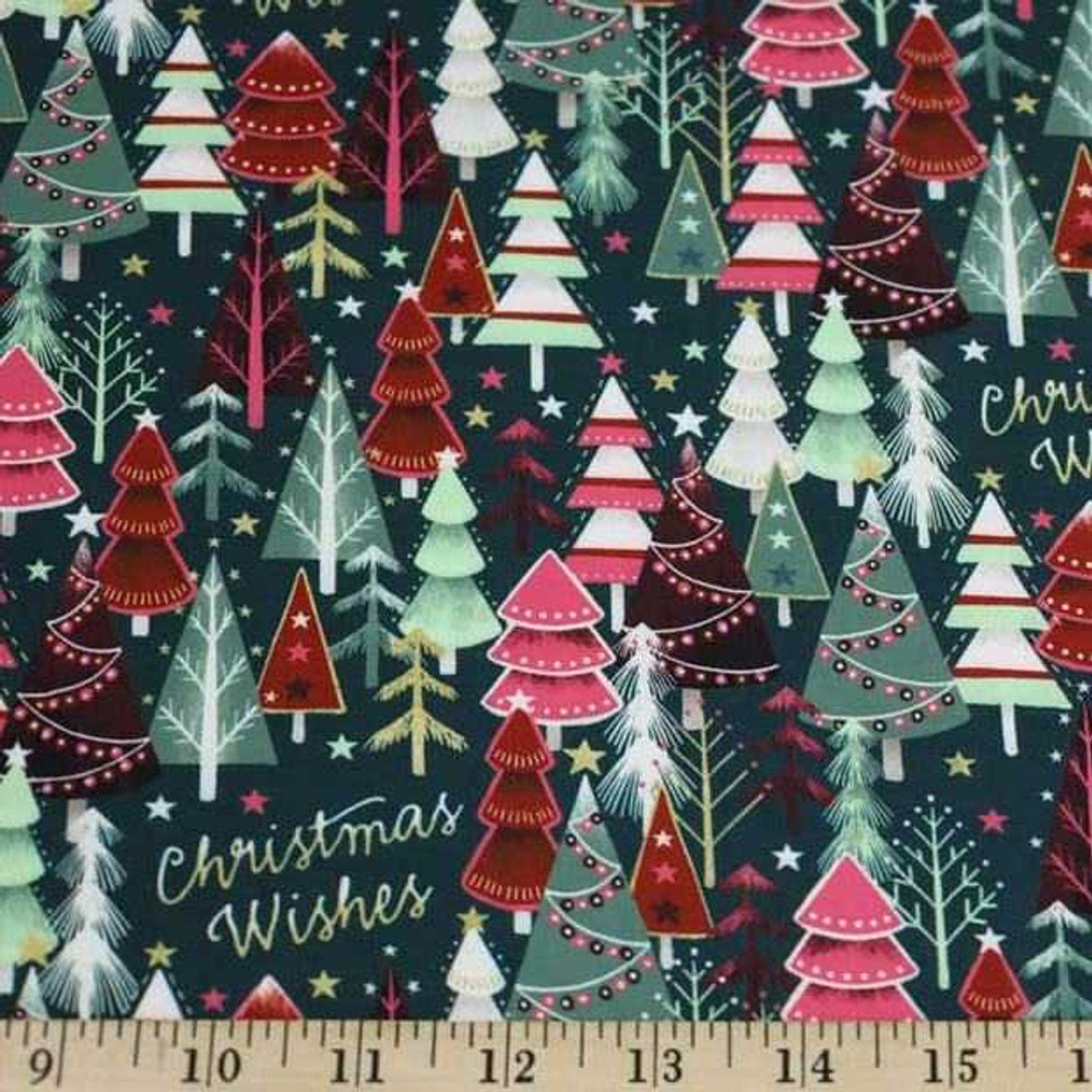 Christmas Wishes Double Brushed Poly Knit Basics