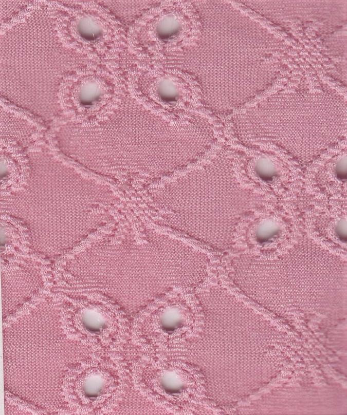 Light Pink Knit Eyelet - KnitFabric.com