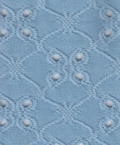 Light Blue Knit Eyelet - KnitFabric.com