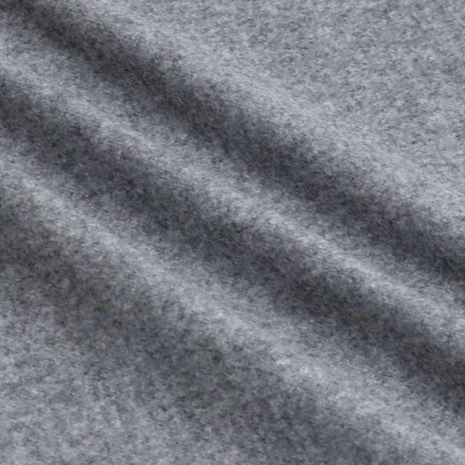 Heather Gray Wool Coating - KnitFabric.com