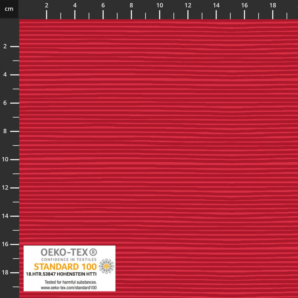 Stof Fabrics Red Tone Stripe Cotton Lycra Knit - KnitFabric.com