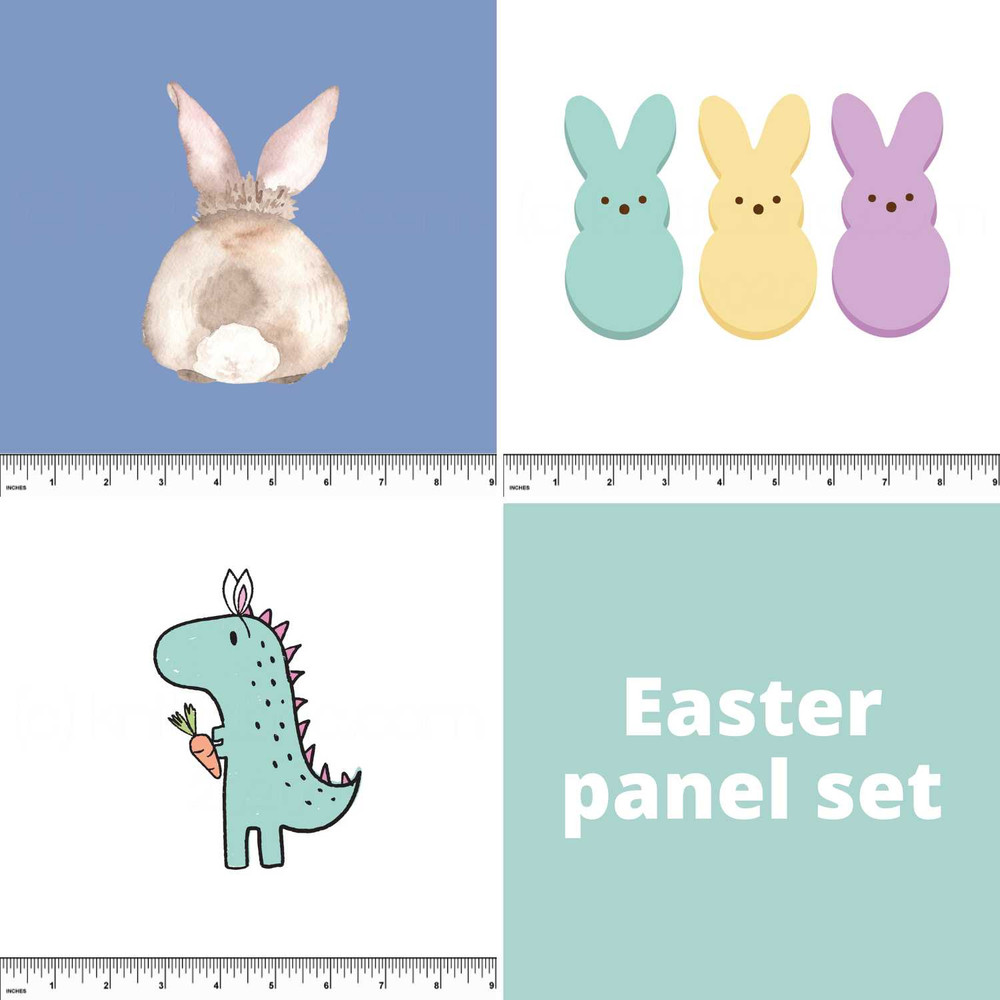Custom 27" Easter Panel Set KnitFabric.com KnitFabric.com