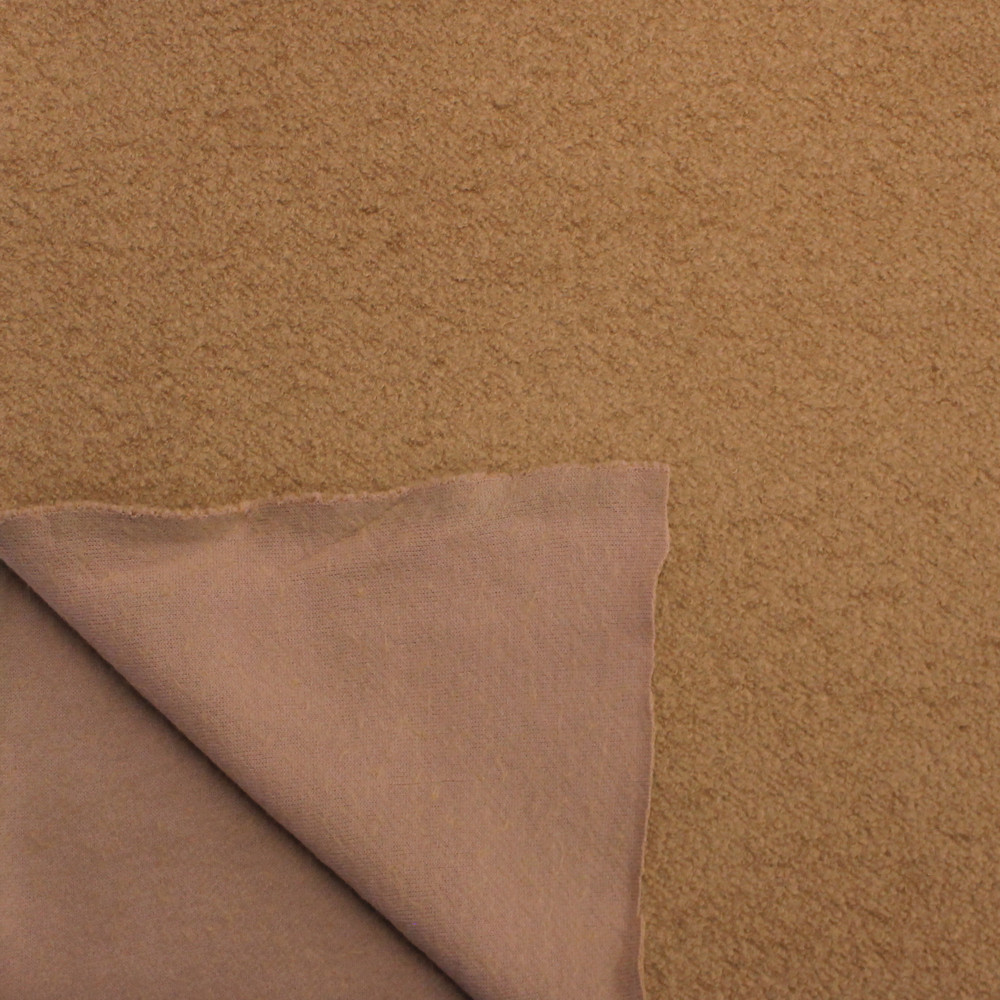 Caramel Heavyweight Wool French Terry Knit Basics KnitFabric.com