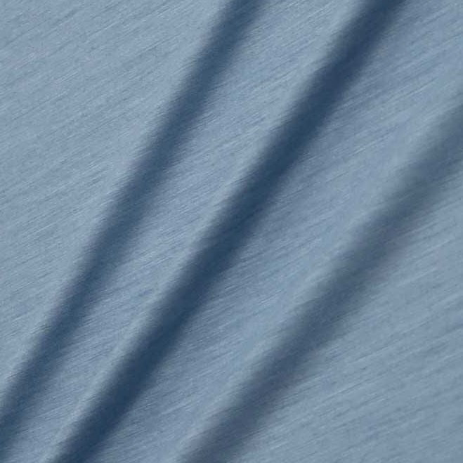 Blue Rayon Wool Jersey - KnitFabric.com