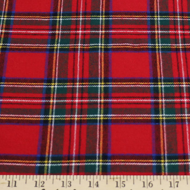 Christmas Plaid Flannel - KnitFabric.com