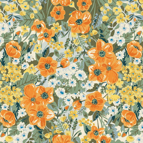 Art Gallery Golden Days Quilting Cotton - KnitFabric.com