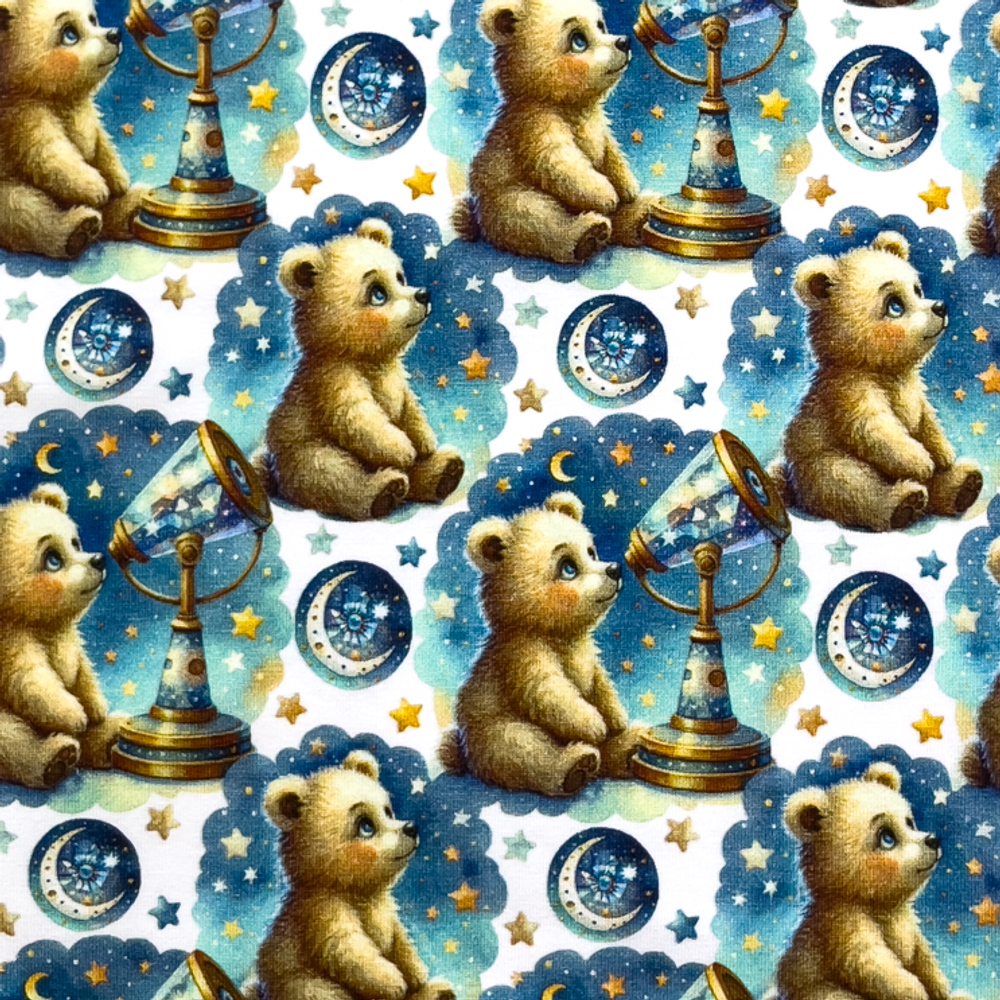 Astronomer Bear Cotton Lycra Knit