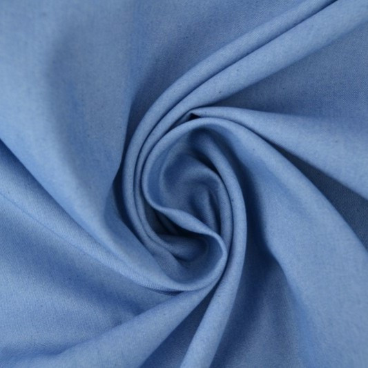 Light Blue Chambray - KnitFabric.com
