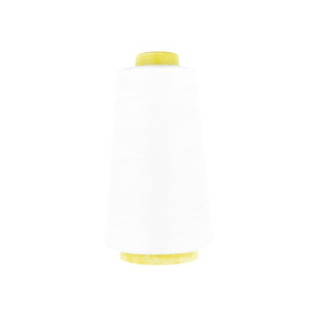 White Overlock Thread - KnitFabric.com