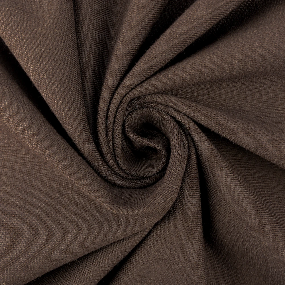 Chocolate Heavyweight French Terry - KnitFabric.com