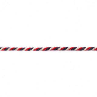 Red, White and Blue 6mm Twisted Cord - Sold by the Yard KnitFabric.com